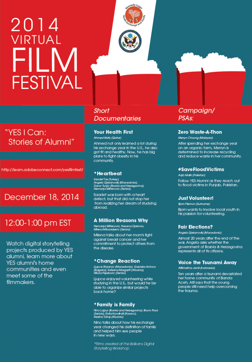 Second Annual Virtual Film Festival! - YES Programs